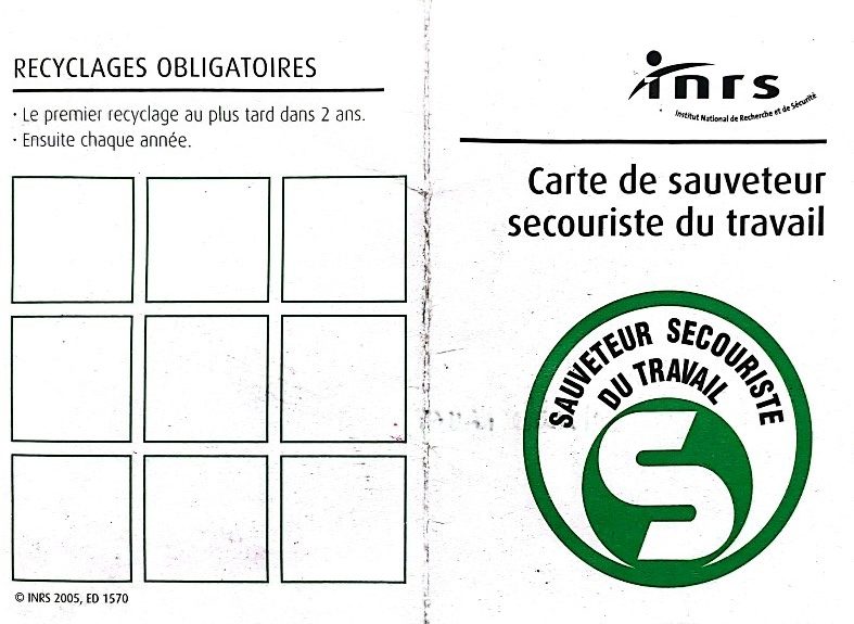 FORMATIONS SAUVETEUR SECOURISTE DU TRAVAIL - Lycée La Colette